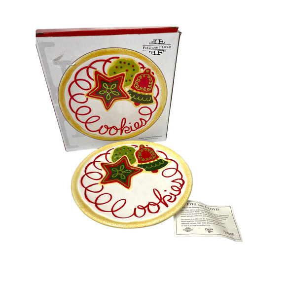 Fitz and Floyd | Dining | Fitz And Floyd Sugar Coated Christmas Cookies ...